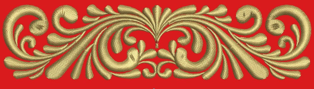 Border Pattern Machine Embroidery Design, This is Not a Real Product ...