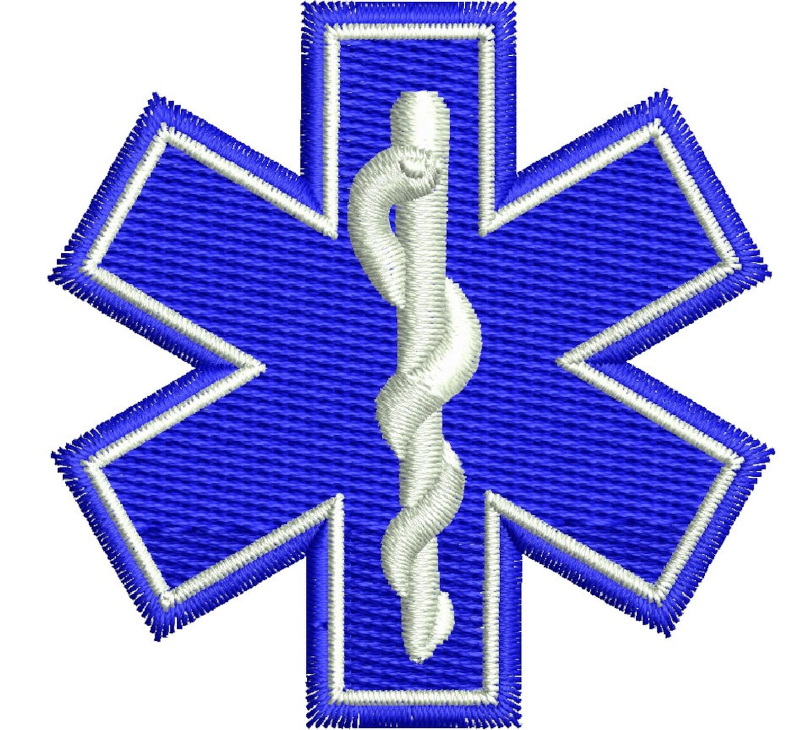Star of Life Machine Embroidery Design This is Not a Real - Etsy