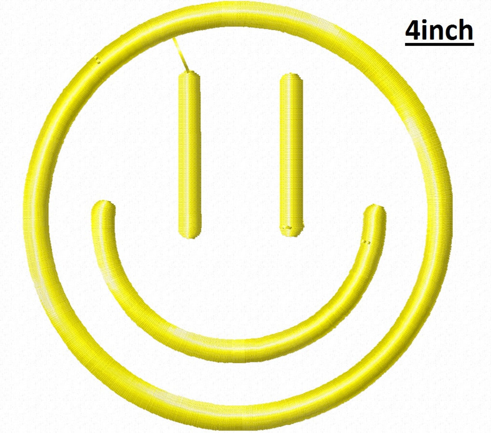 Smile Machine Embroidery Design, This is Not a Real Product, These Are ...