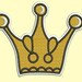 Crown Patch Machine Embroidery Design, This is Not a Real Product ...