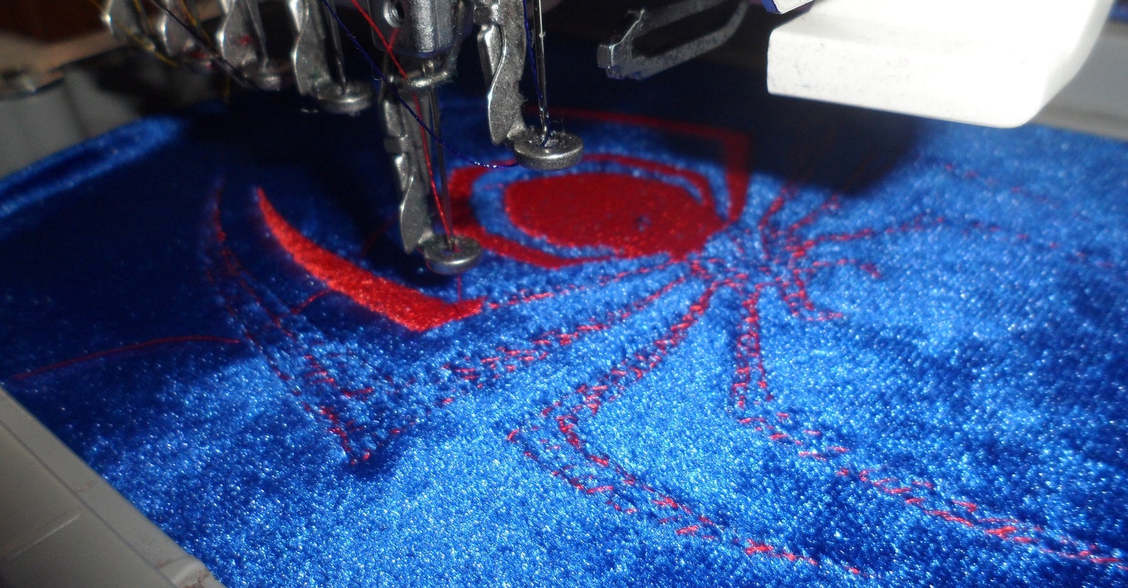 Red Spider Machine Embroidery Design This is Not a Real - Etsy