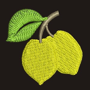 Mini Lemon Machine Embroidery Design, This is Not a Real Product, These ...