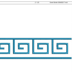Greek Border Machine Embroidery Design, This is Not a Real Product ...