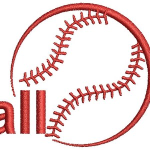 Baseball Machine Embroidery Design, This is Not a Real Product, These ...