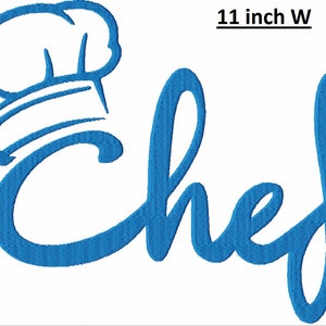 Chef Machine Embroidery Design, This is Not a Real Product, These Are ...