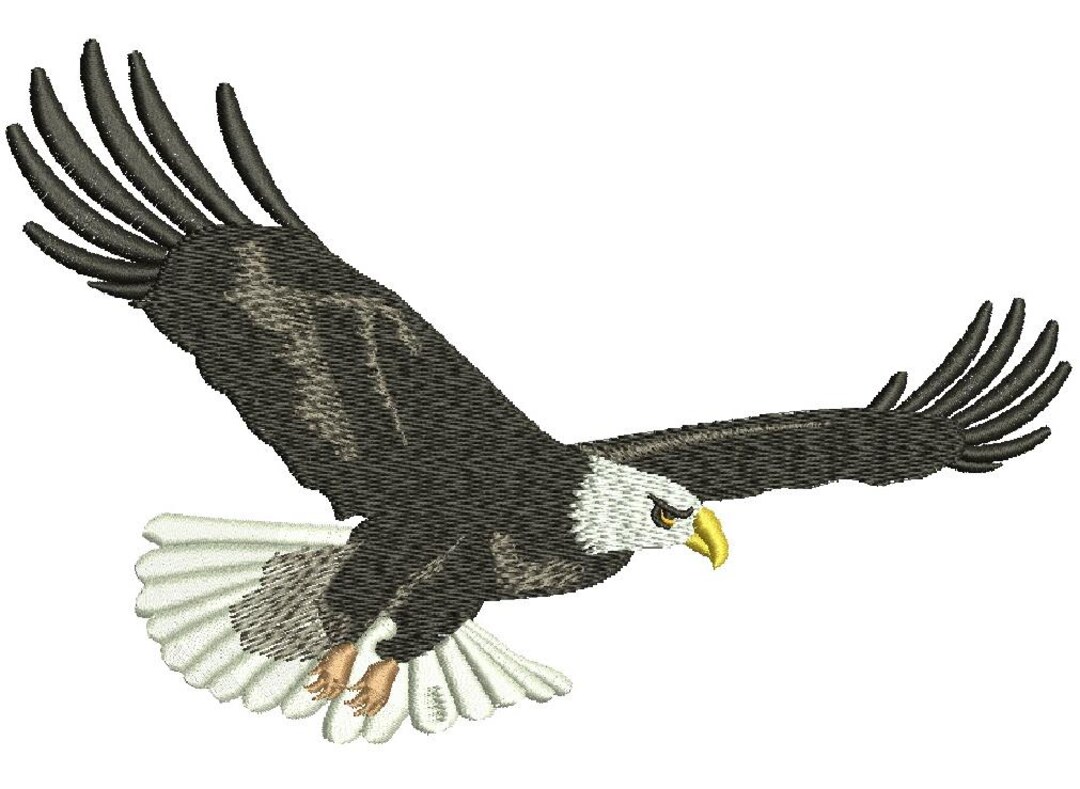 Eagle Machine Embroidery Design – Majestic Bird of Prey Pattern, This ...