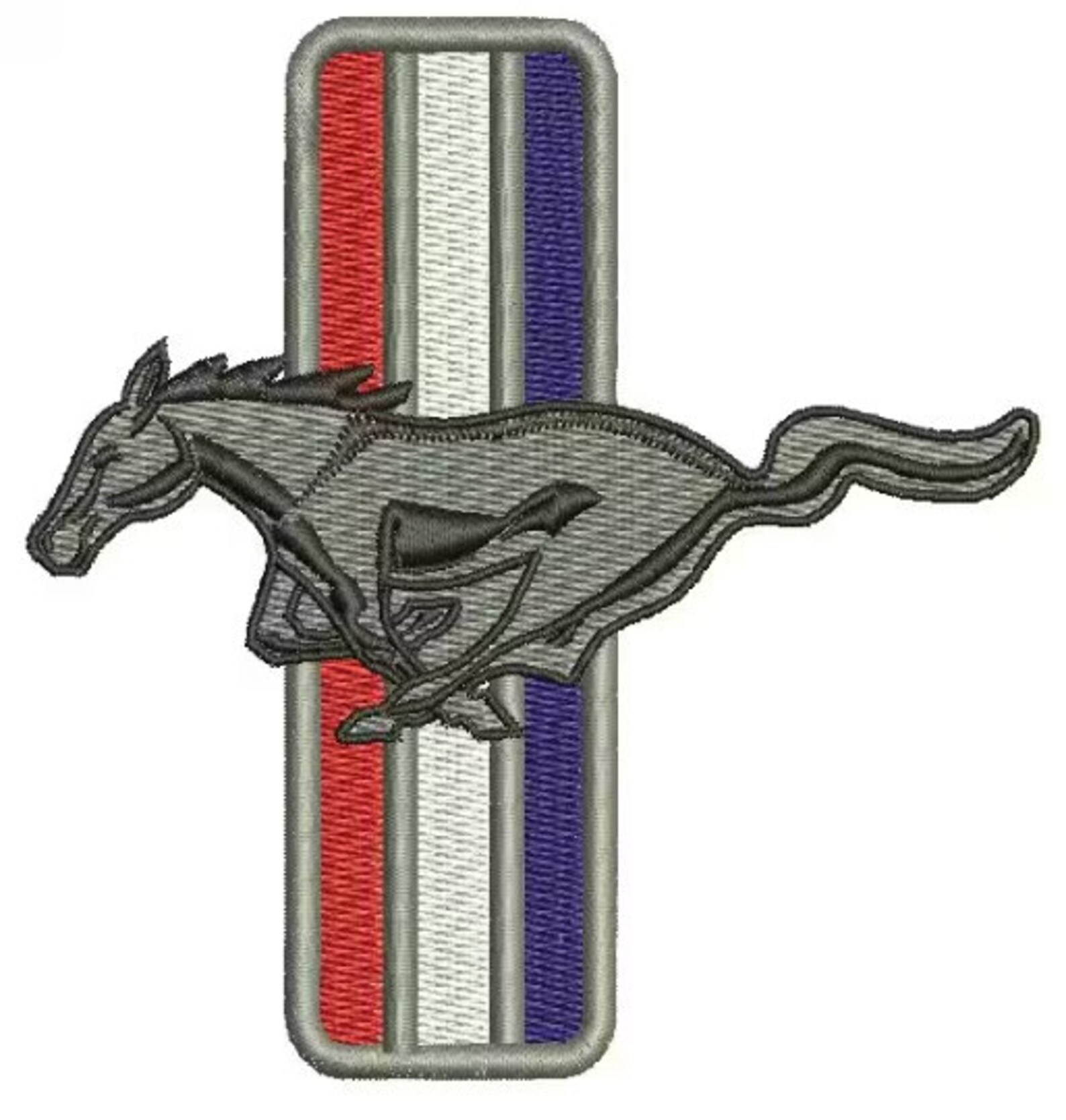 Mustang Machine Embroidery Design, This is Not a Real Product, These ...