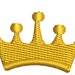 Mini Crown Machine Embroidery Design (digital Files) - Etsy