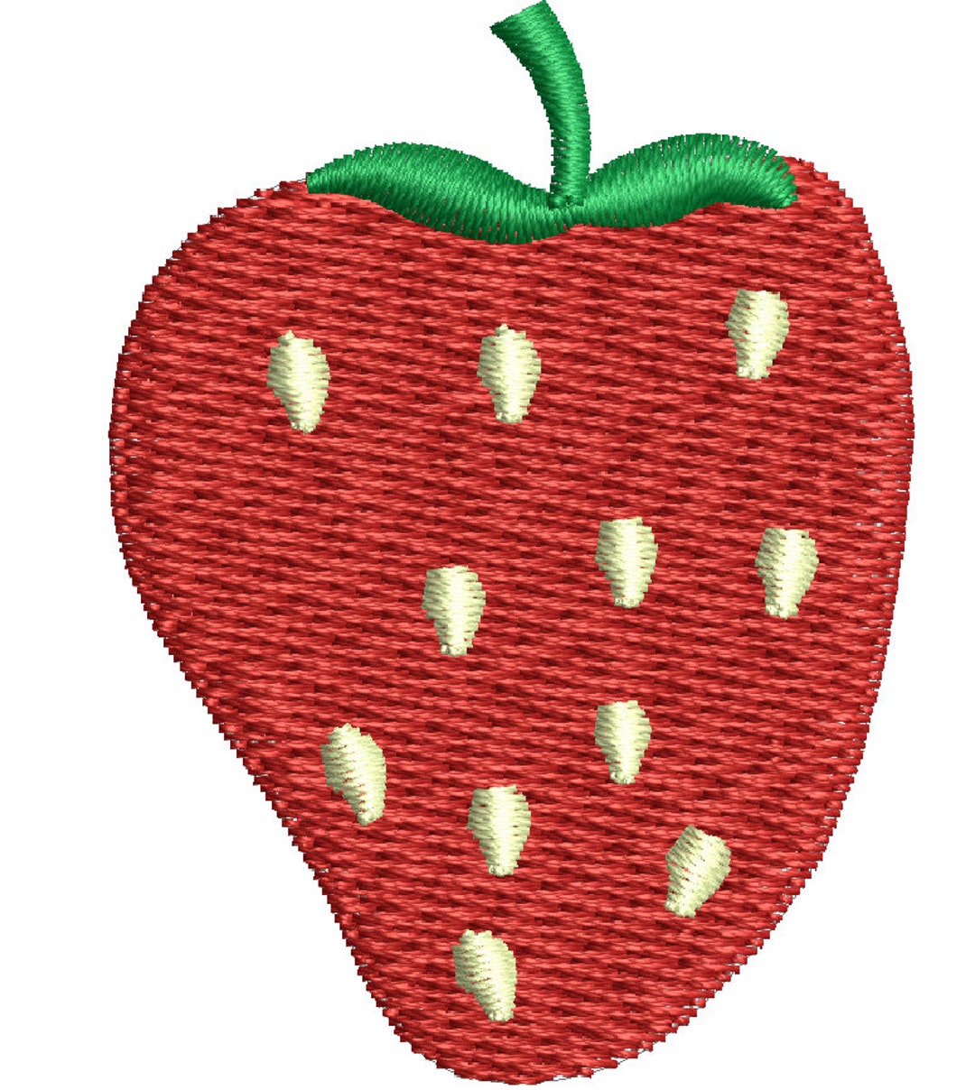Mini Small Strawberry Machine Embroidery Design, This is Not a Real ...