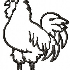 Rooster Machine Embroidery Design Machine Embroidery Design, This is ...