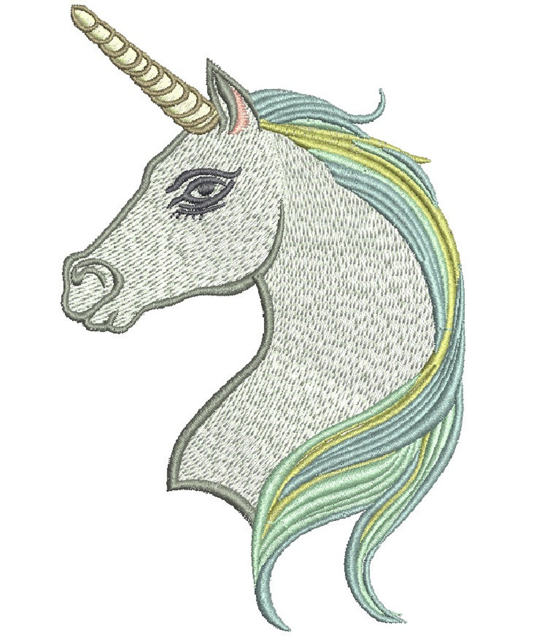 Unicorn Machine Embroidery Design, This is Not a Real Product, These ...