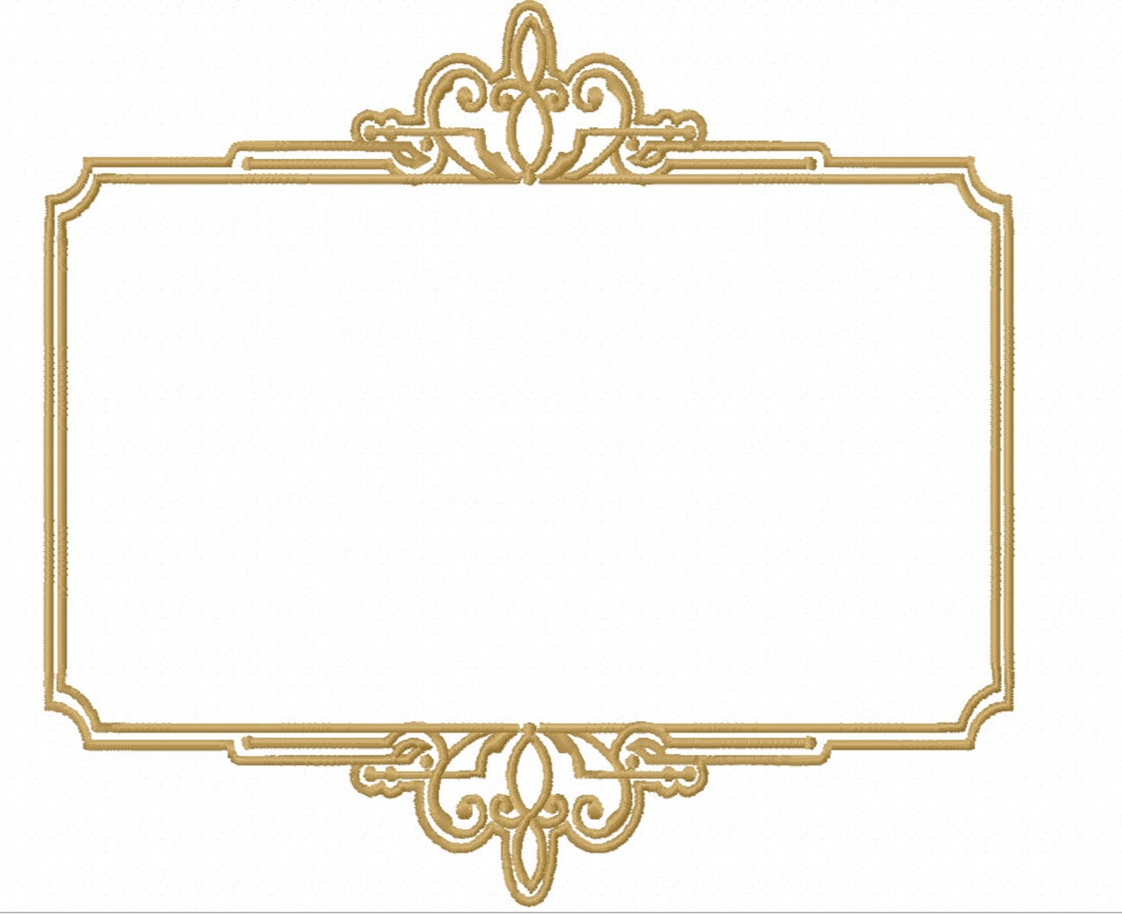 Frame for Name Curly Monogram Frame Machine Embroidery Design, This is ...