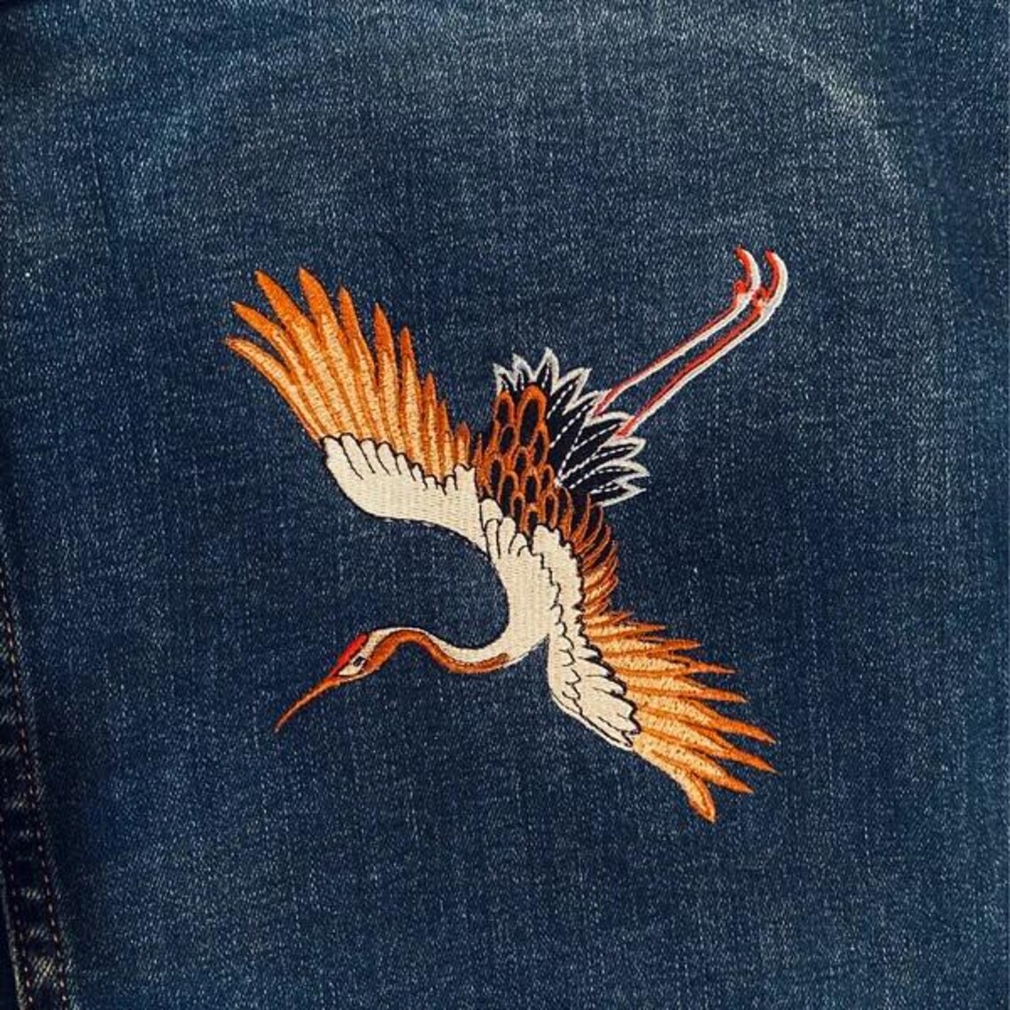 Crane Machine Embroidery Design, This is Not a Real Product, These Are ...