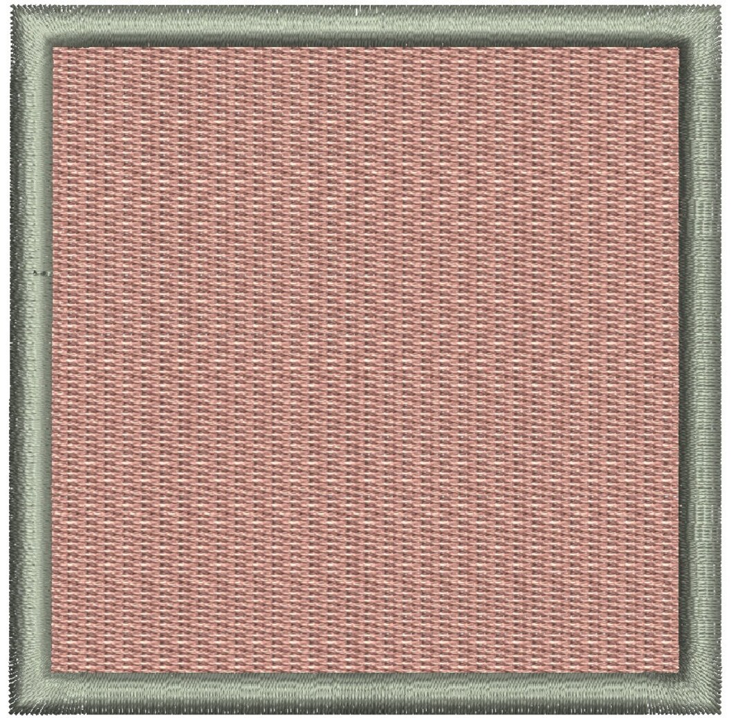 Square Patch Machine Embroidery Design, This is Not a Real Product ...