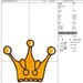 Crown Patch Machine Embroidery Design, This is Not a Real Product ...