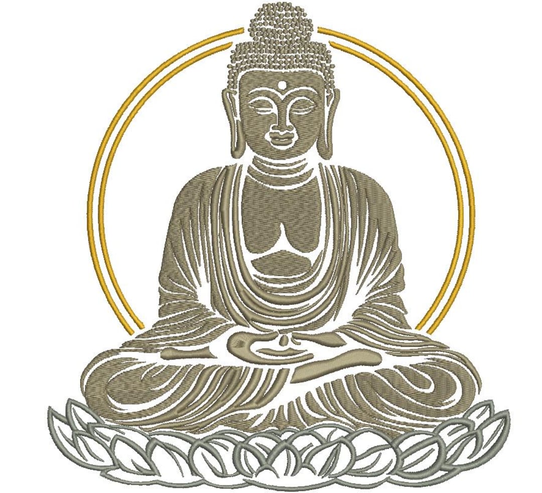 Buddha Machine Embroidery Design, This is Not a Real Product, These Are ...