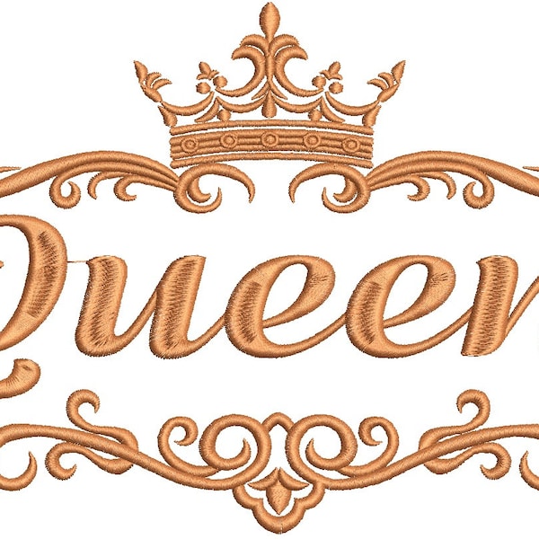 Queen Bee Embroidery Design - Etsy