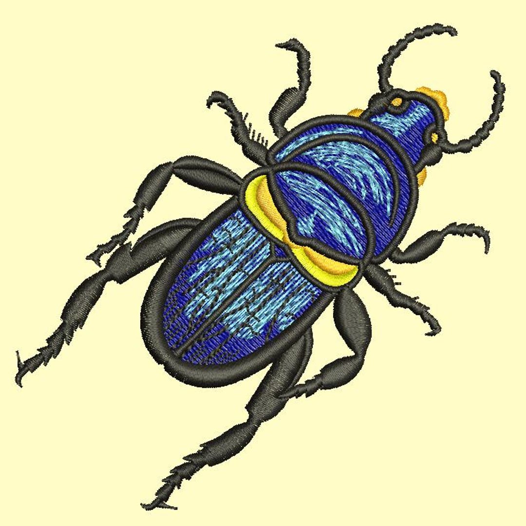 Beetle Bug Machine Embroidery Design, This is Not a Real Product, These ...