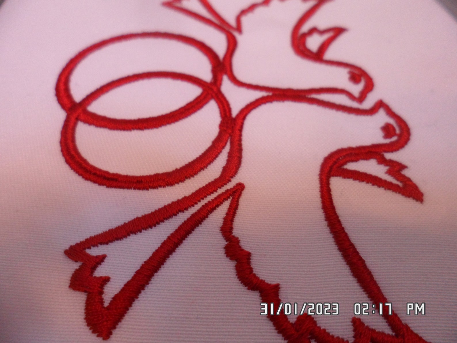 Dove Embroidery Pigeons Wedding, Wedding Rings Machine Embroidery ...