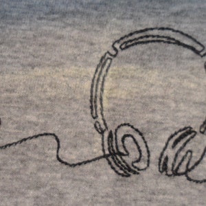 Headphones and Notes Machine Embroidery Design, This is Not a Real ...