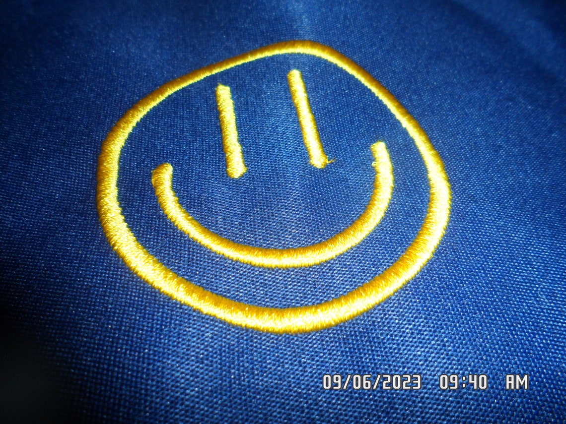 Smile Machine Embroidery Design, This is Not a Real Product, These Are ...