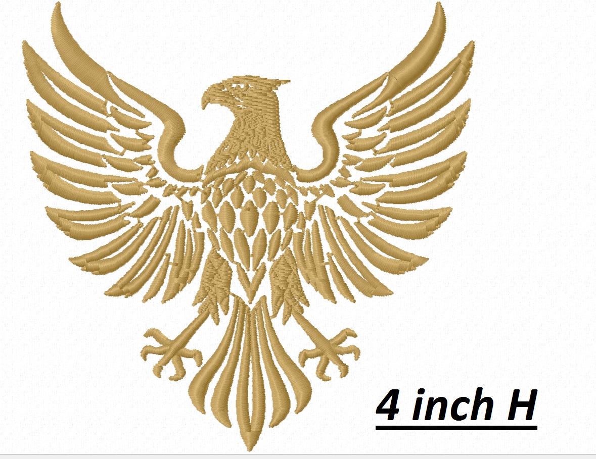 Eagle of the Roman Legion Heraldic Eagle Machine Embroidery Design ...