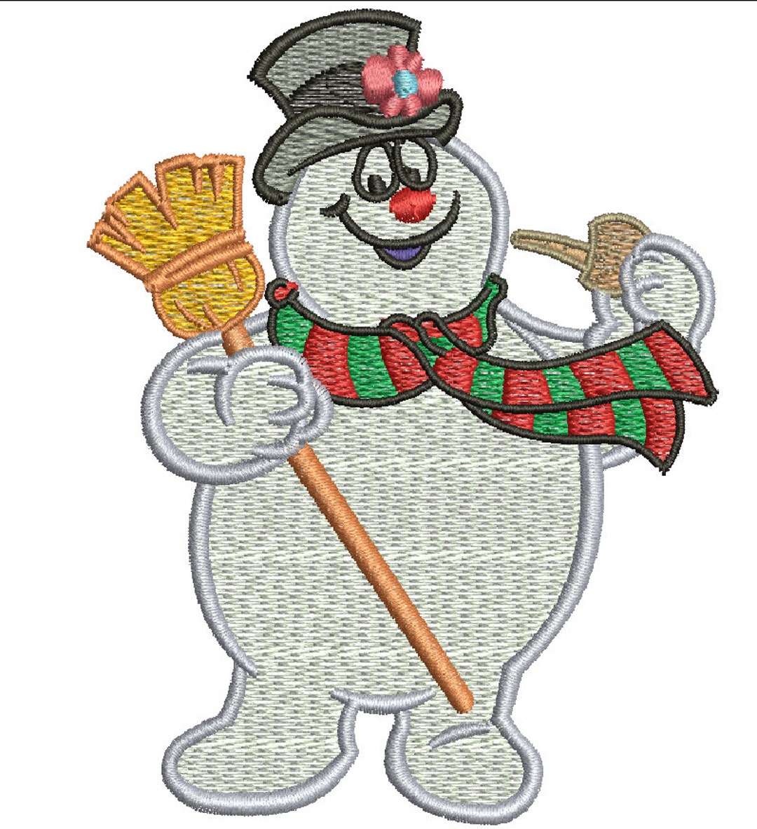 Snowman Machine Embroidery Design, This is Not a Real Product, These ...