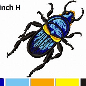Beetle Bug Machine Embroidery Design, This is Not a Real Product, These ...