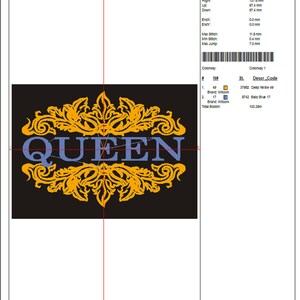 Queen Crown. Machine Embroidery Design, Instant Download - Etsy