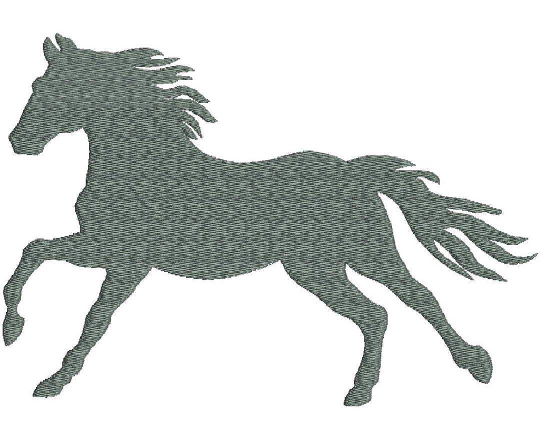 Horse Machine Embroidery Design, This is Not a Real Product, These Are ...