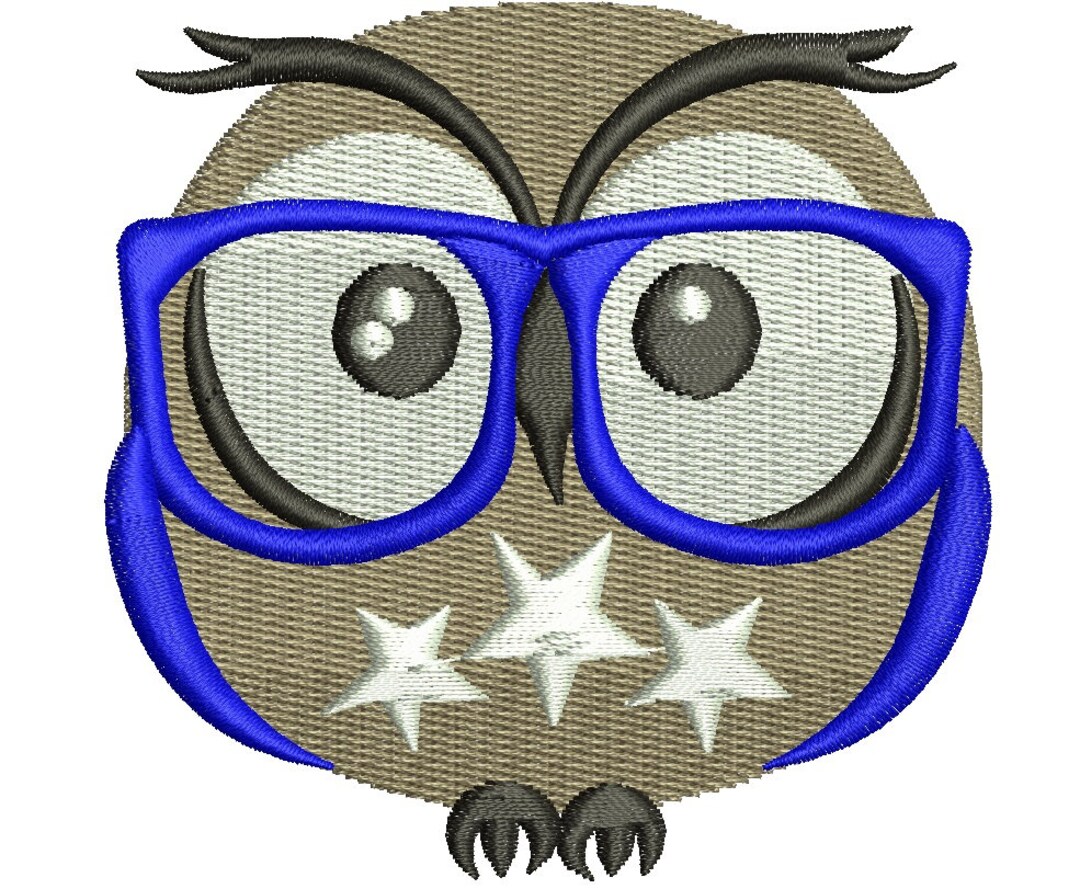 Owl Machine Embroidery Design, This is Not a Real Product, These Are ...