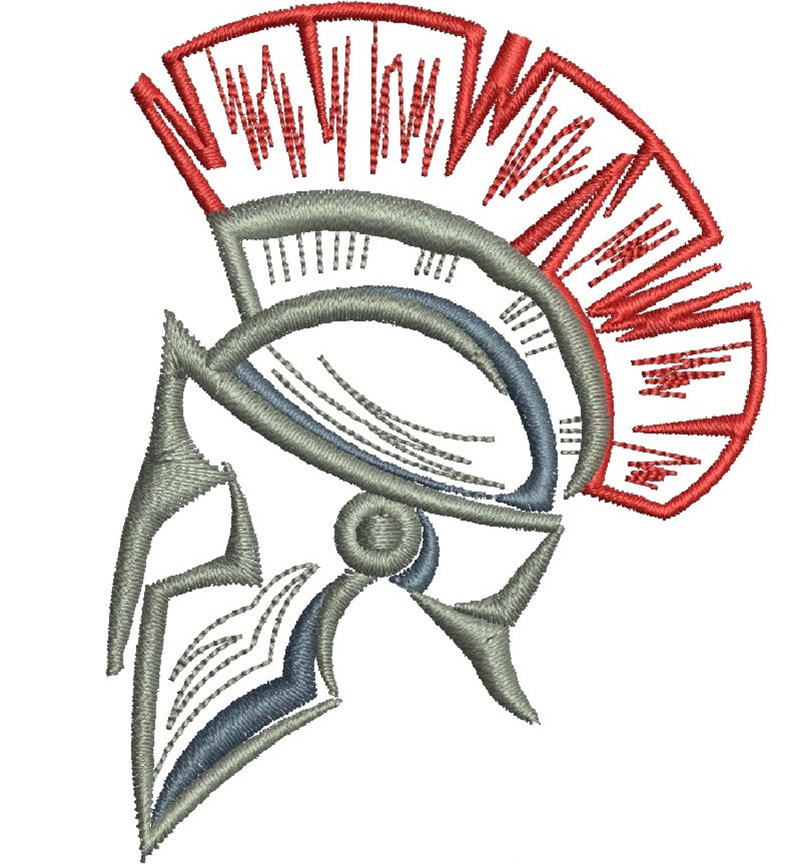 Greek Helmet Machine Embroidery Design, This is Not a Real Product ...