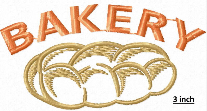 Bread Bakery Machine Embroidery Design This is Not a Real - Etsy