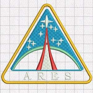 Nasa Space Patch / Nasa Name Patch Machine Embroidery Design, This is ...