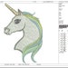 Unicorn Machine Embroidery Design, This is Not a Real Product, These ...