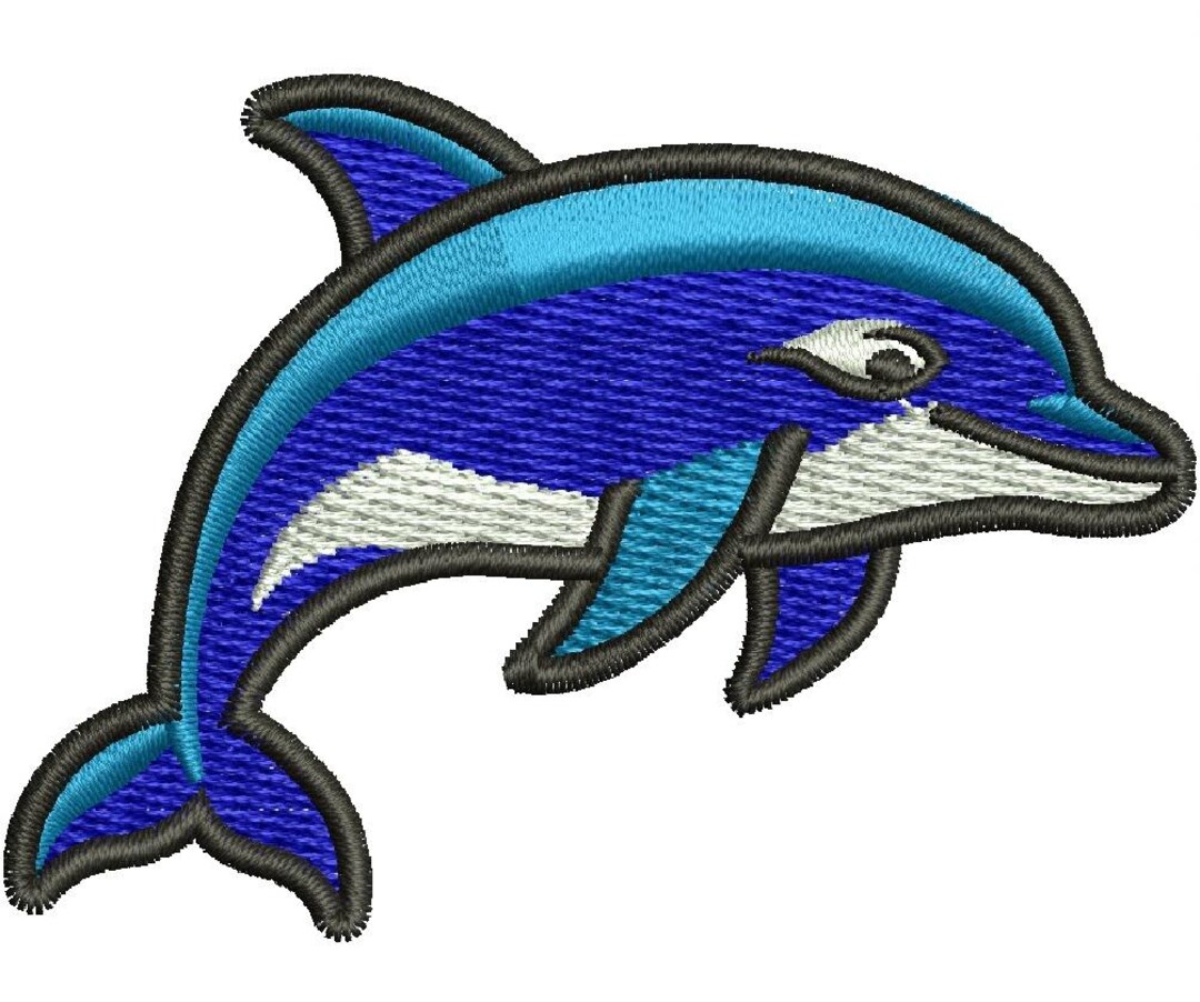 Dolphin Machine Embroidery Design. This is Not a Real Product, These ...