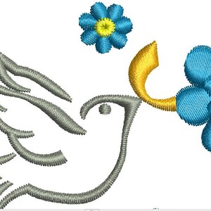 Wedding Doves - Machine Embroidery Design - Three Sizes - Etsy