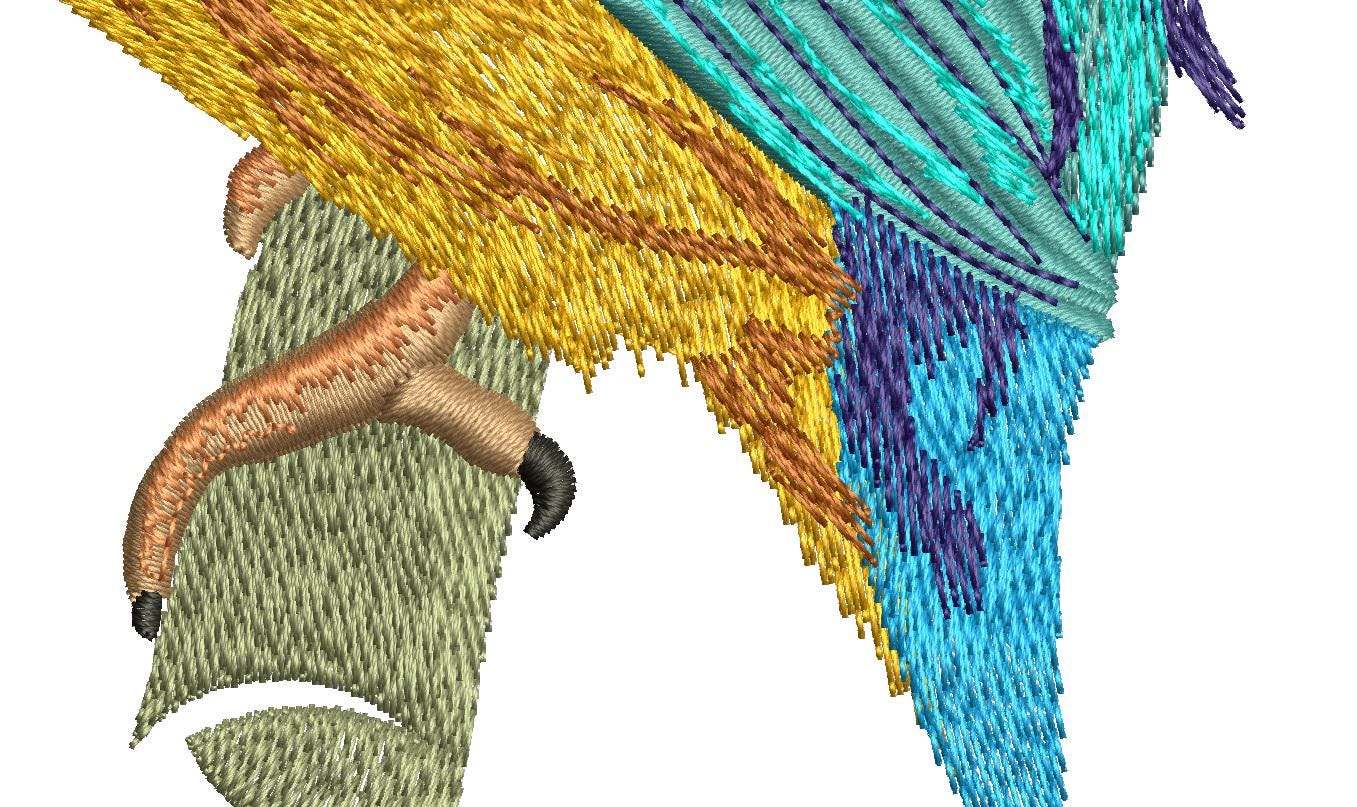 Kingfisher Machine Embroidery Design - Etsy