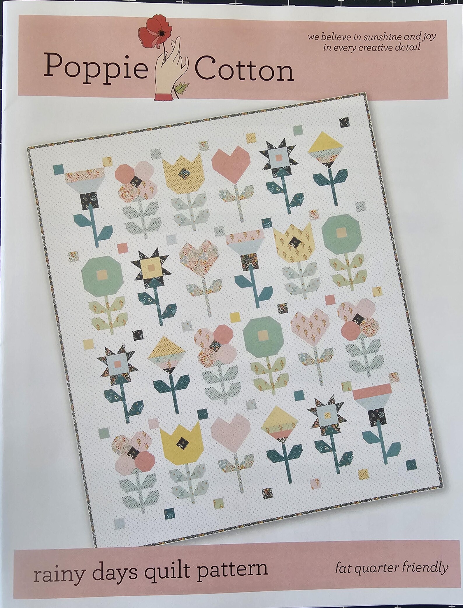 PATTERN -POPPIE Cotton."rainy Days Quilt Pattern". *price= 12.25/ea ...