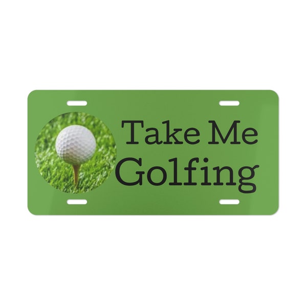 Golf Vanity Plate - Etsy