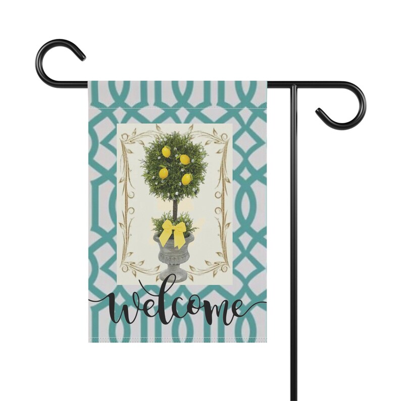 Lemon Topiary Garden & House Banner Flags - Etsy