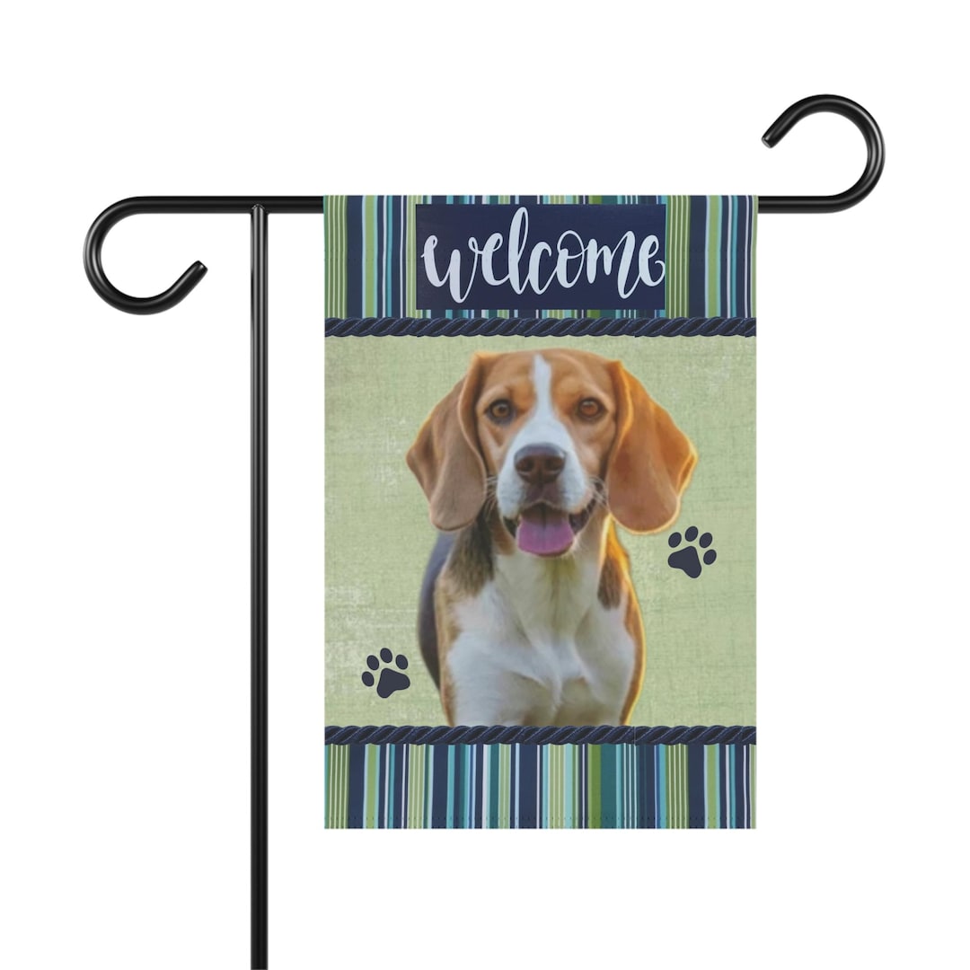 Beagle Dog Garden Banner Flag. Custom Design by ACA. Send Me Your Dog ...
