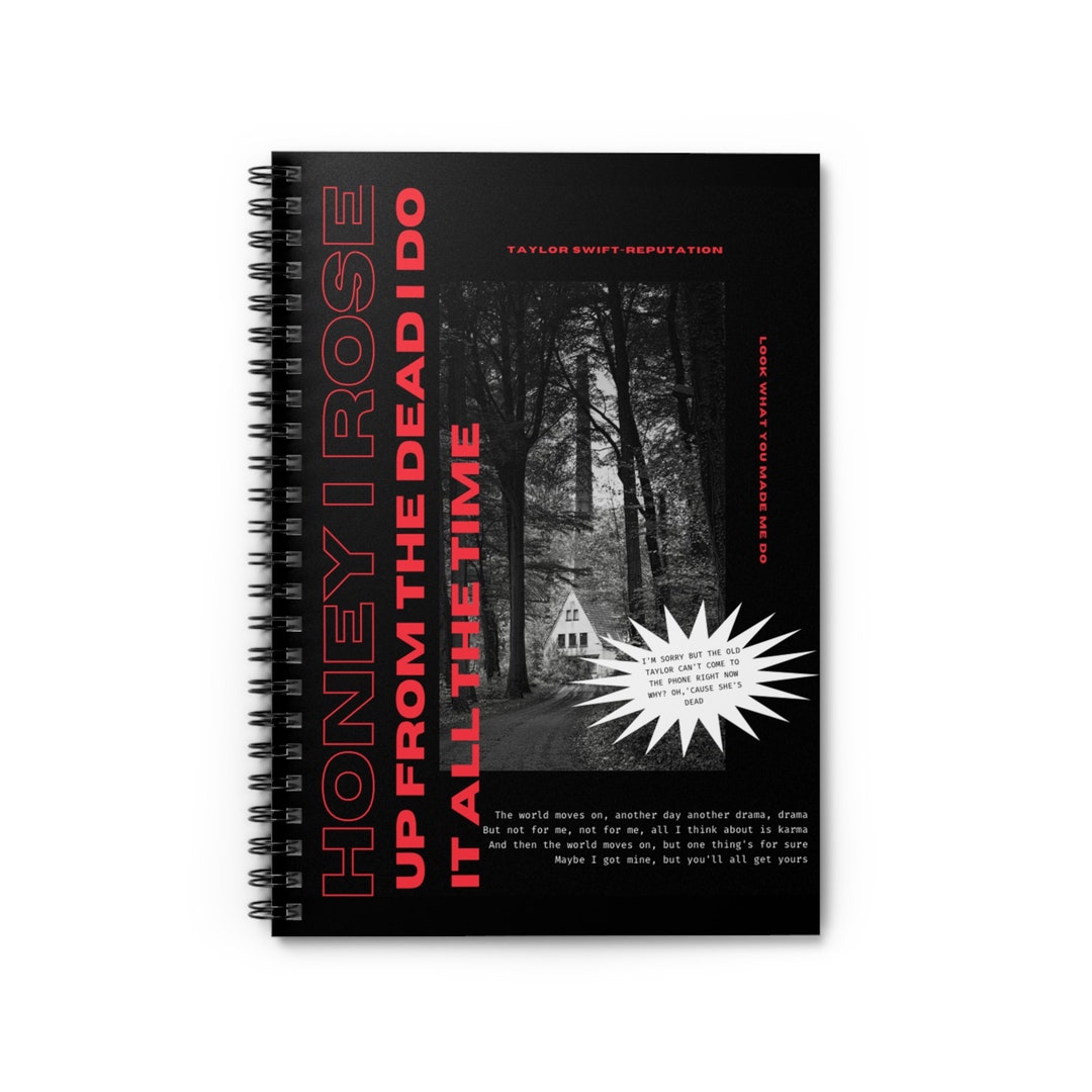 Taylor Swift, Reputation, Look What You Made Me Do Lyric Notepad ...