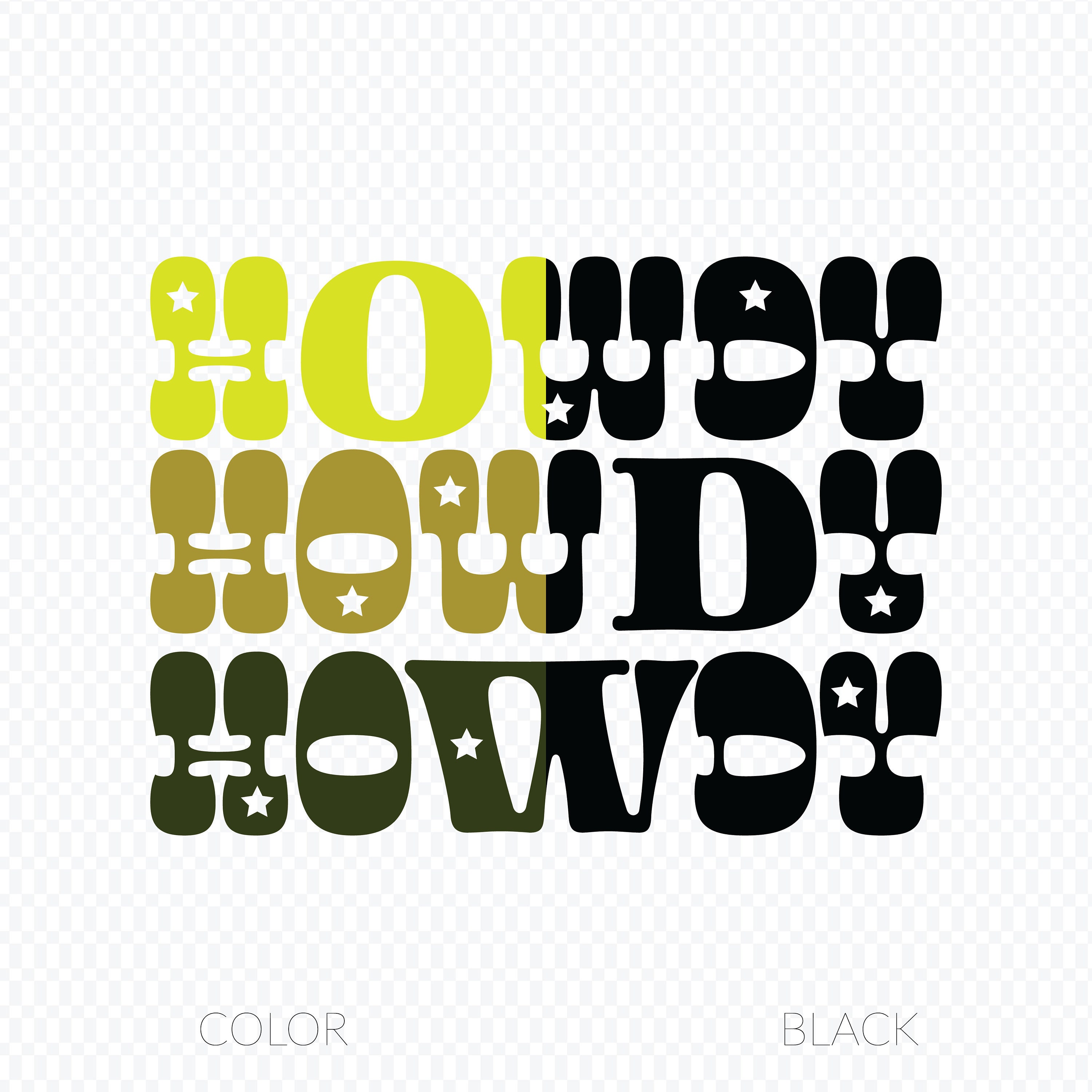 Howdy Howdy Howdy Transparent PNG Digital Download - Etsy