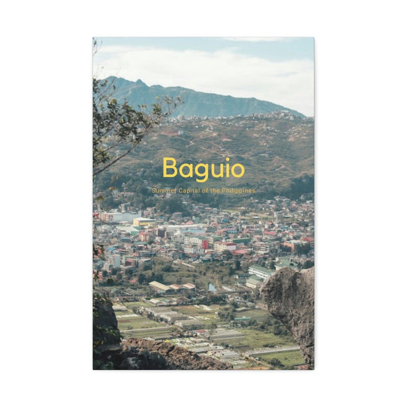 Baguio - Summer Capital of the Philippines Canvas - Etsy