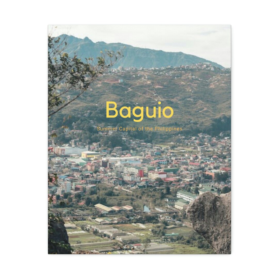 Baguio - Summer Capital of the Philippines Canvas - Etsy