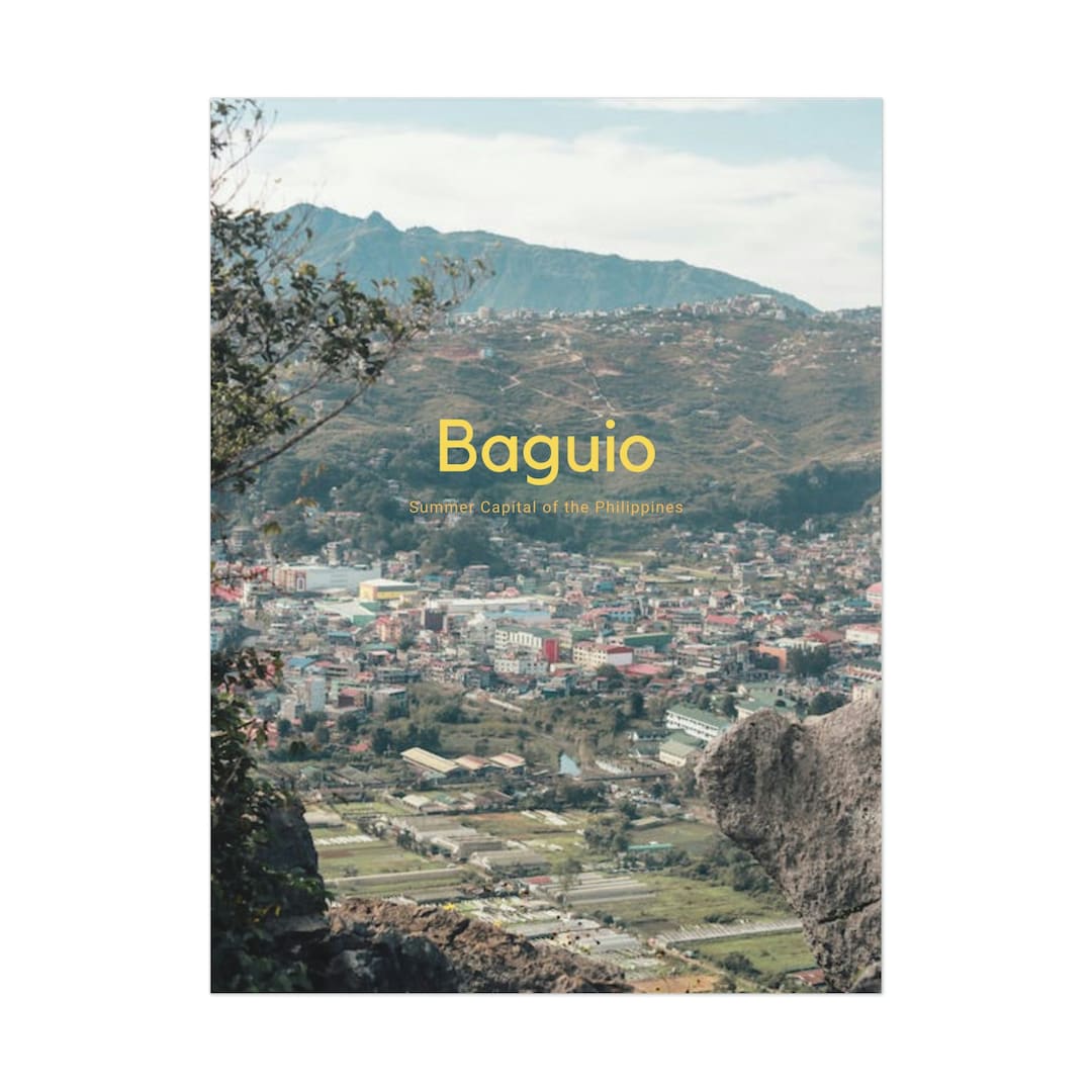 Baguio - Summer Capital of the Philippines (uncoated) - Etsy