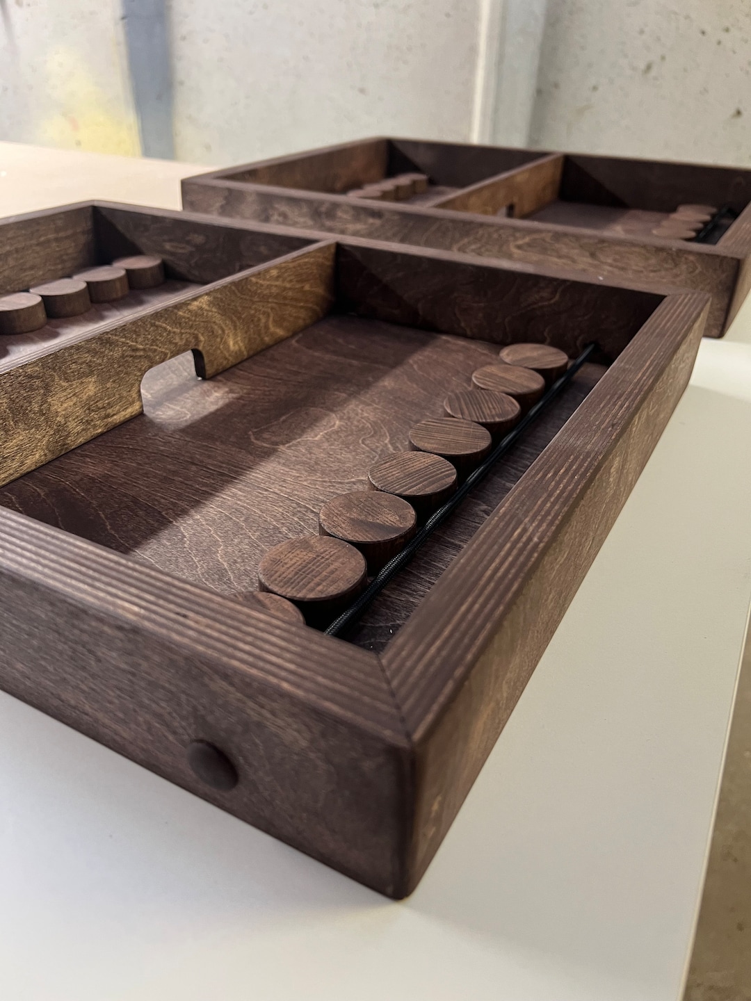 Wood Puck Game - Etsy