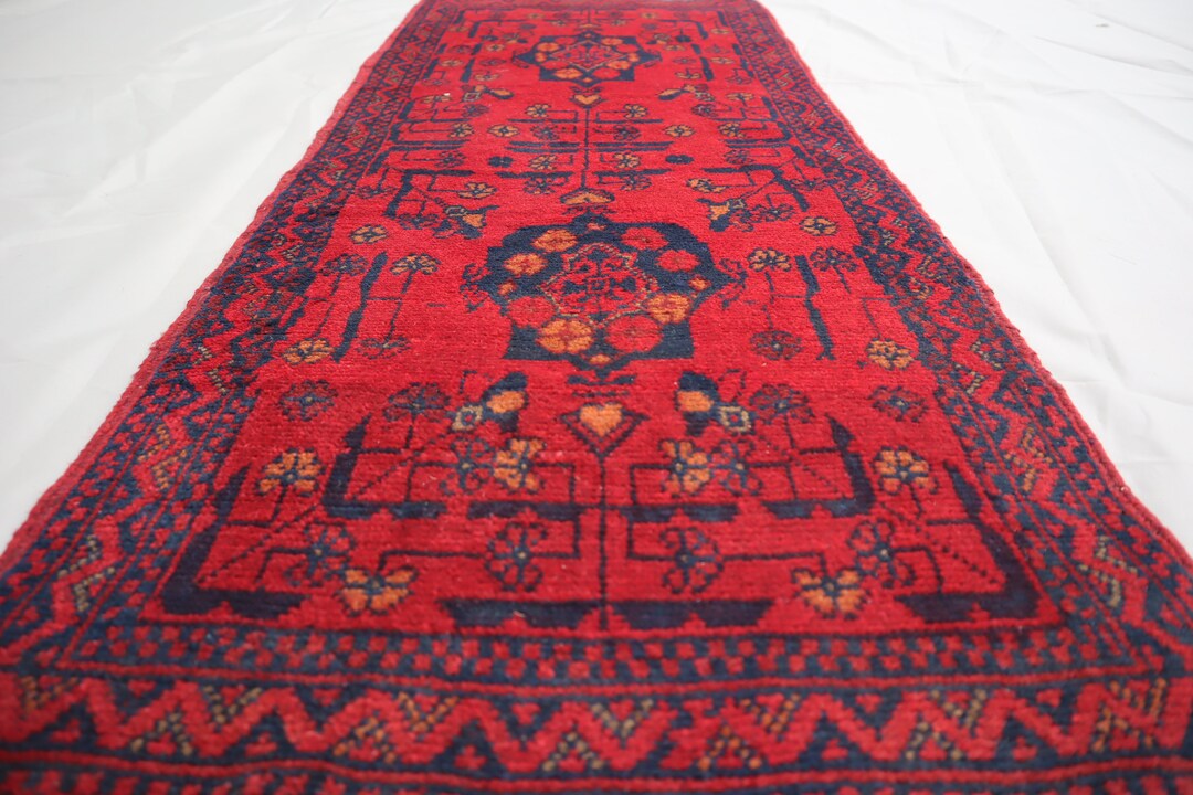 2x4 Bokhara Runner Rug 1'8x4 Ft ( 50x123 Cm ) Hand Knotted Rug- Rug for ...