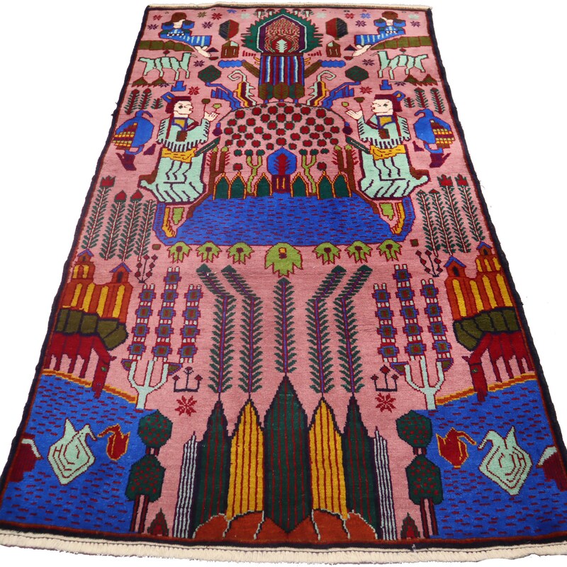 Pictorial Rug - Etsy